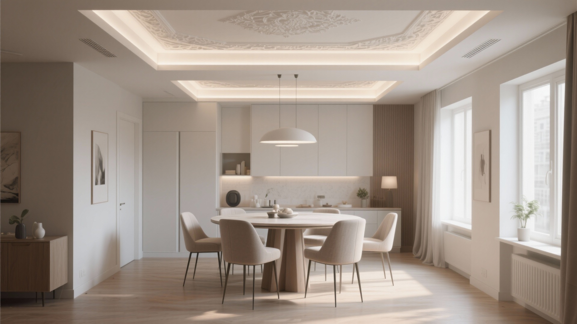 5 Simple POP Design Ideas for Dining Rooms