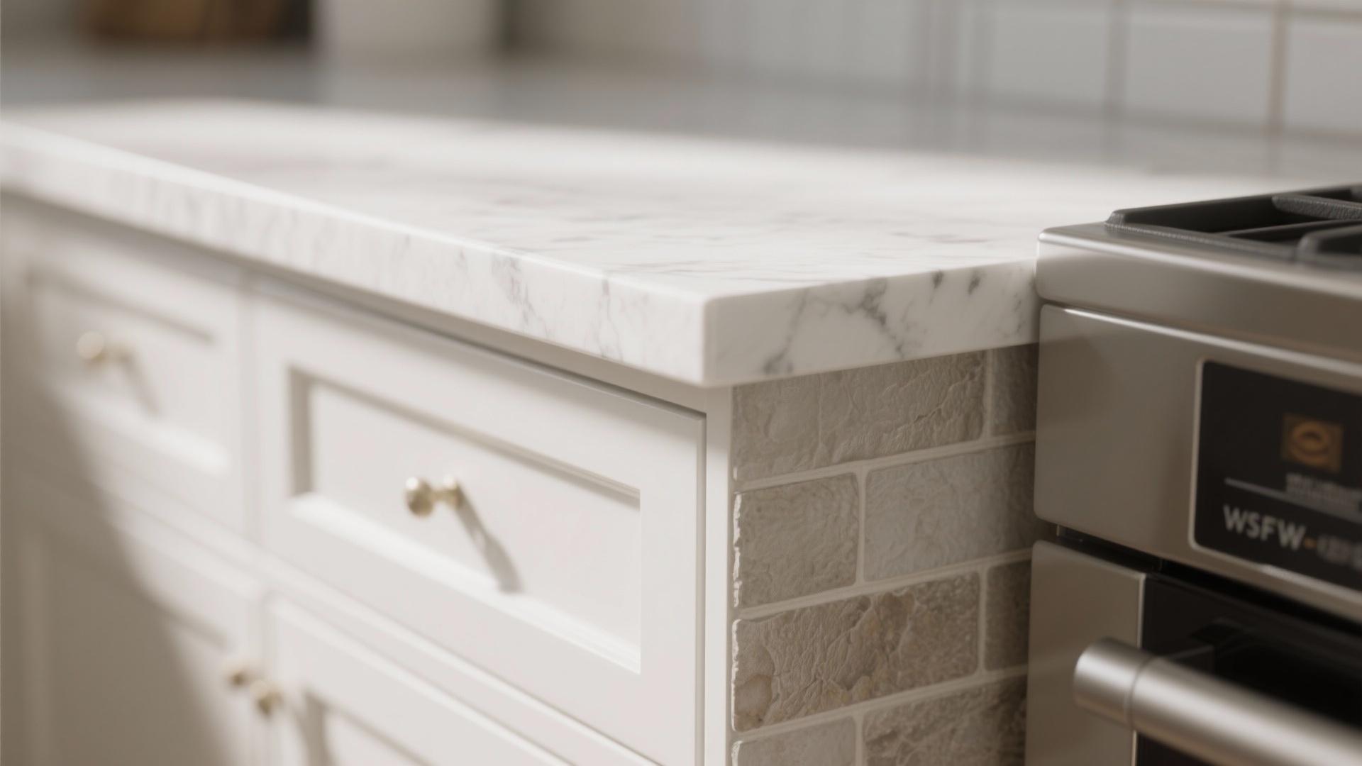 White Kitchen Countertops & Cabinets: 5 Ideas