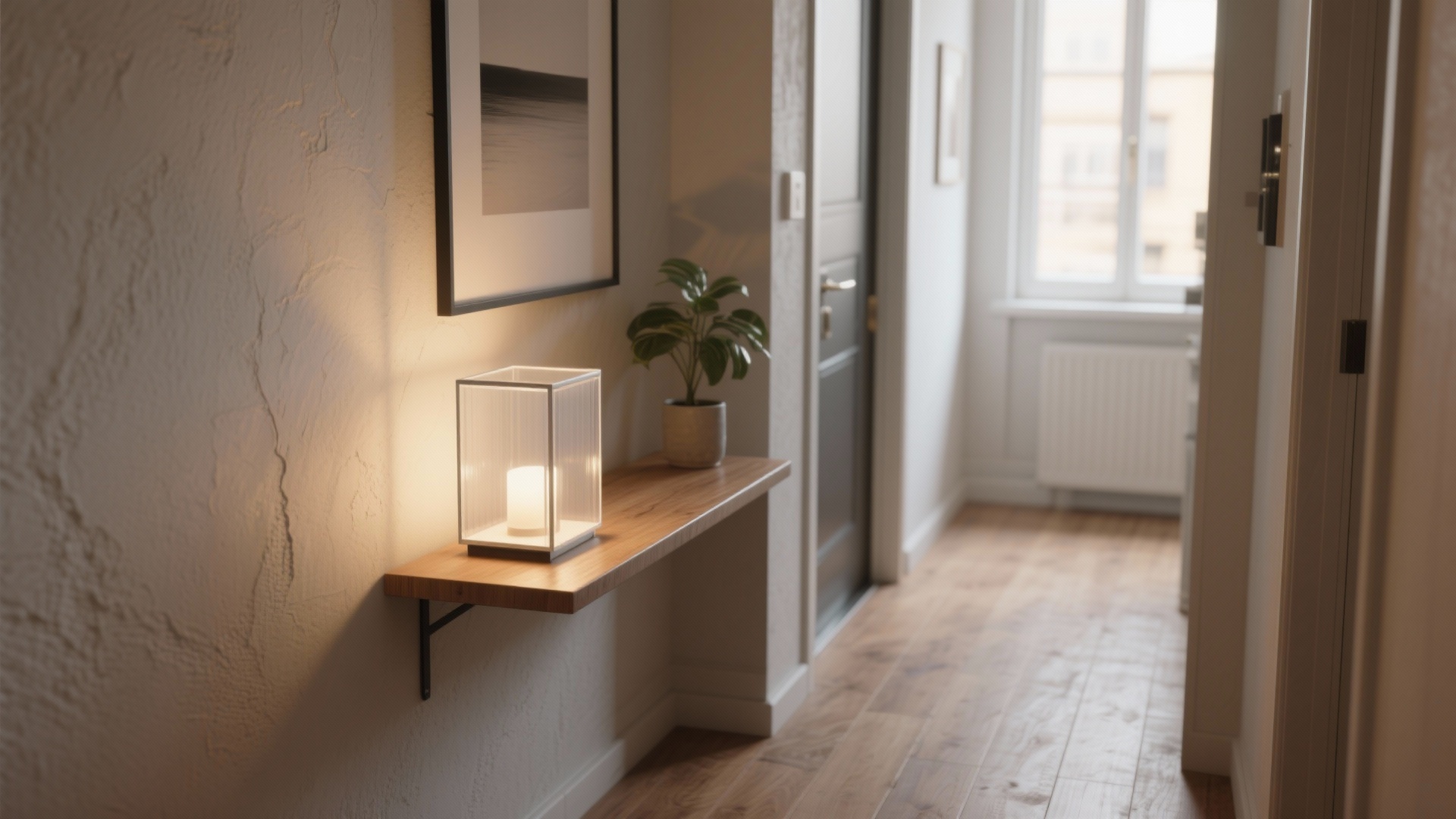 Small Space Feels Dark? Light Box Table Lamp Fix