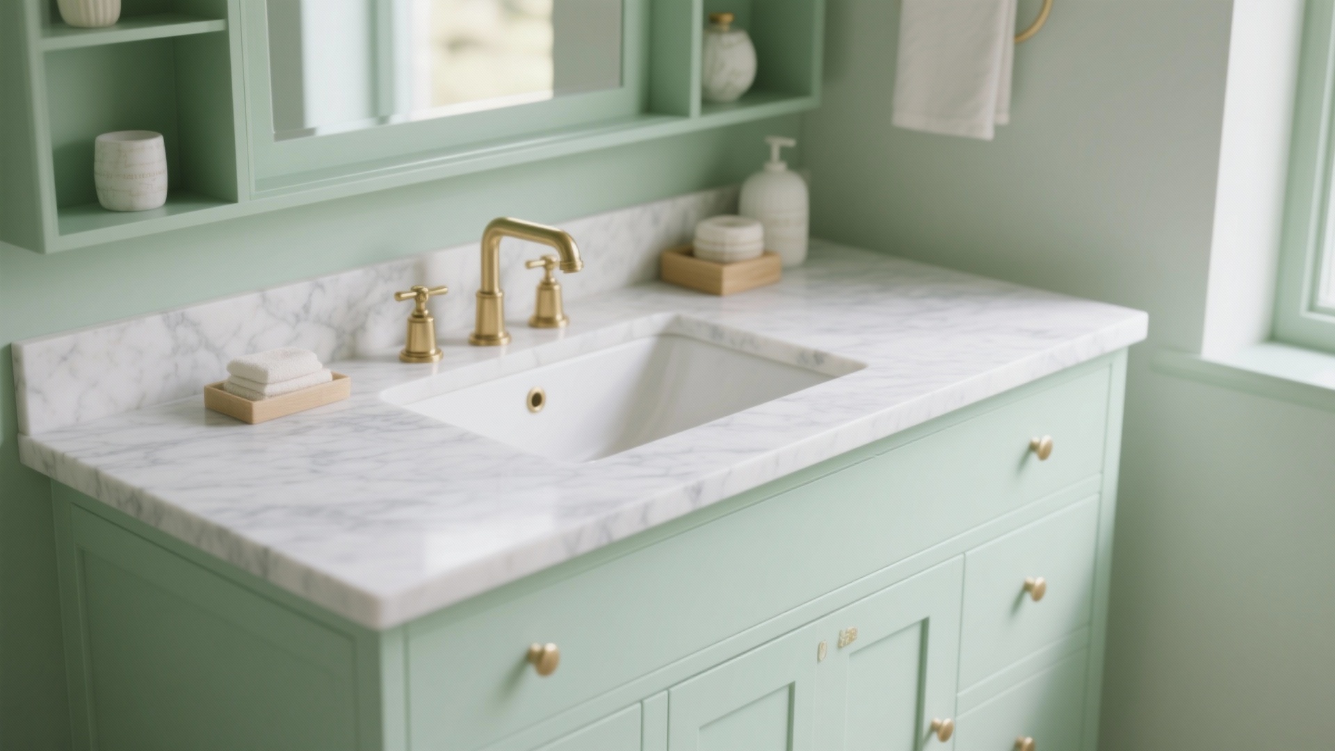 10 Light Green Bathroom Decorating Ideas