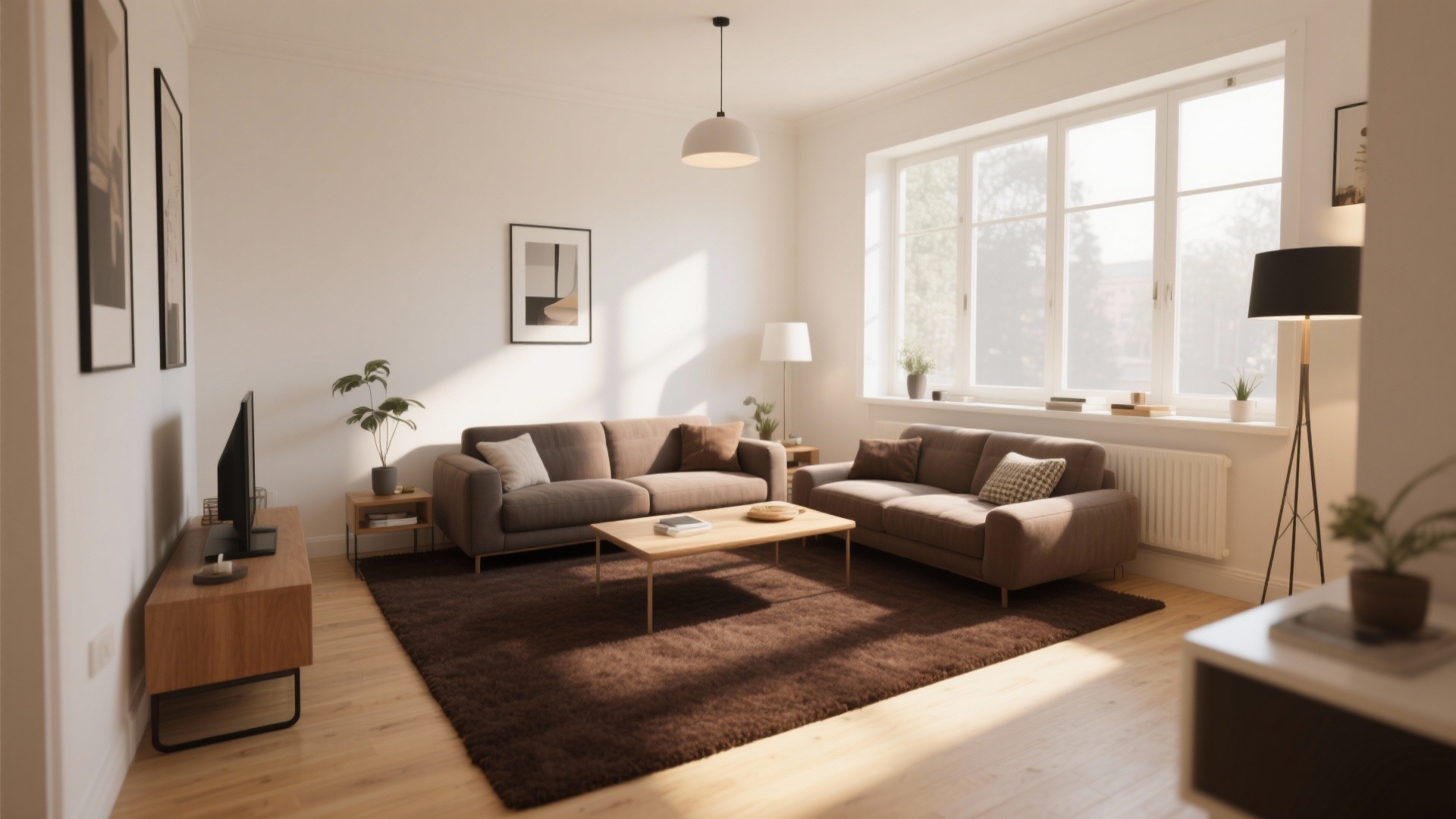 10 Living Room Ideas with Brown Carpet