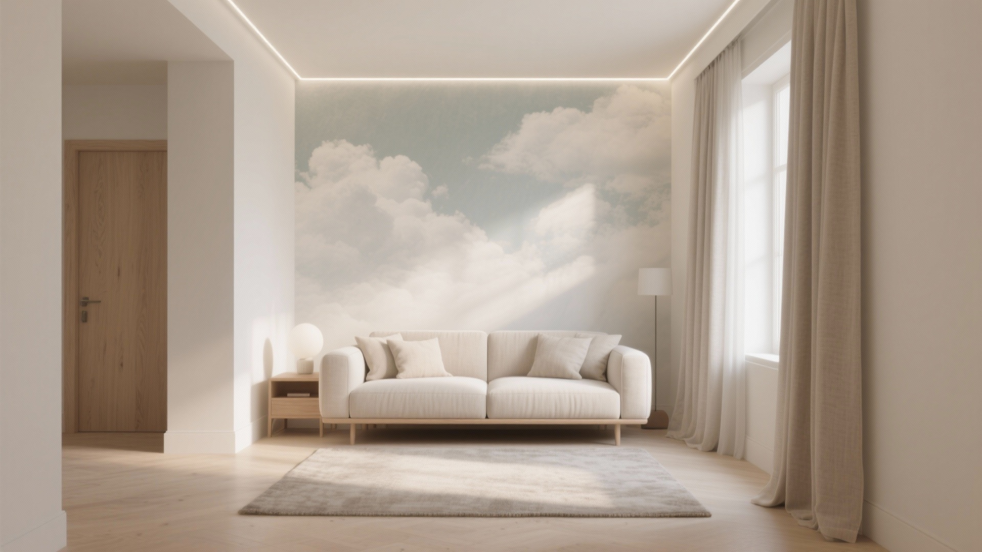 Living room main hall wall texture design: 5 ideas