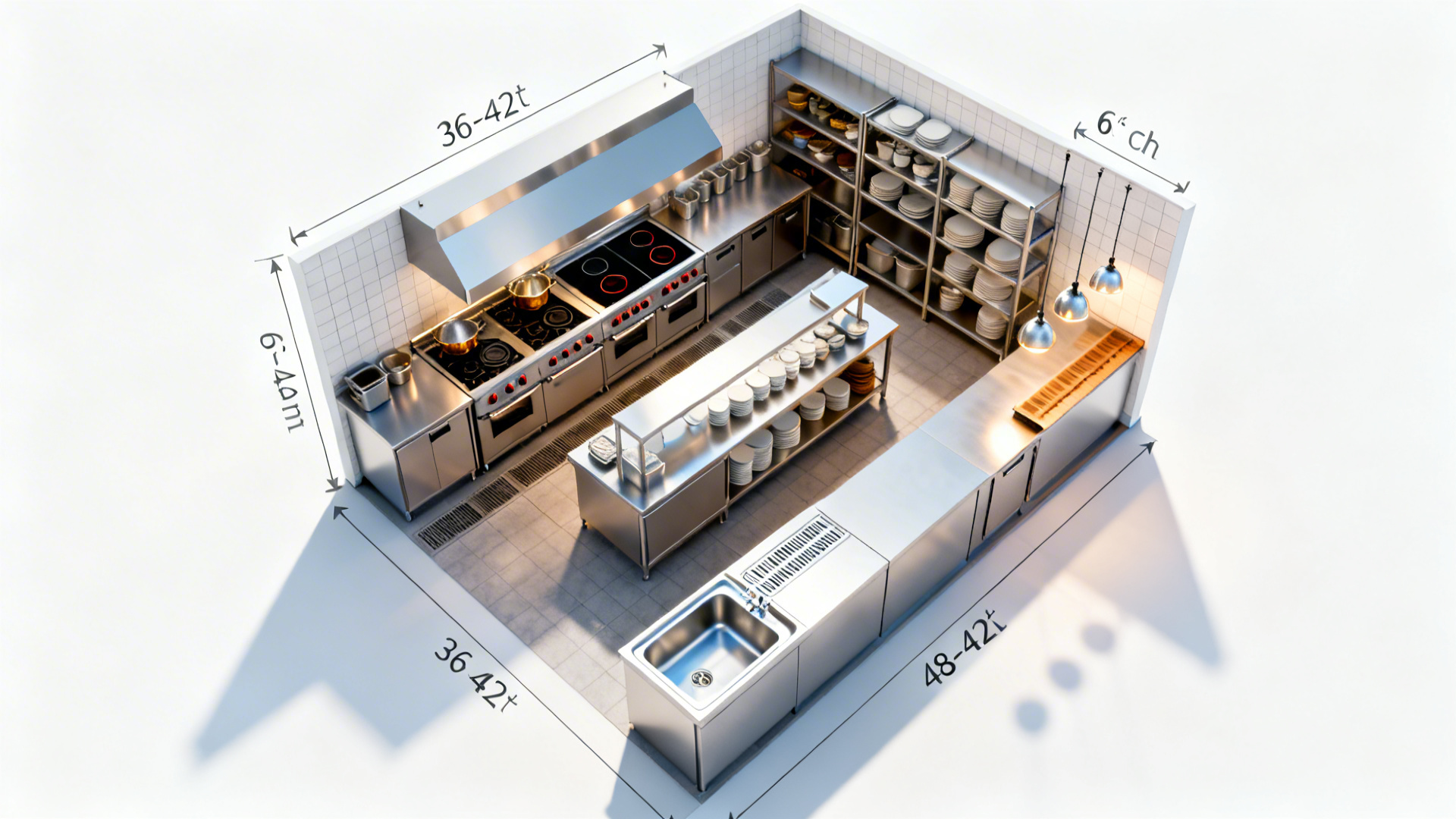 Restaurant Kitchen Interior Design: Fix a Cramped Layout