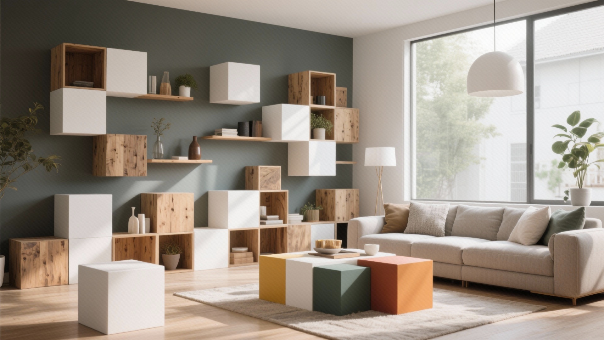 Living Room Feels Cluttered? 10 Cube Storage Ideas