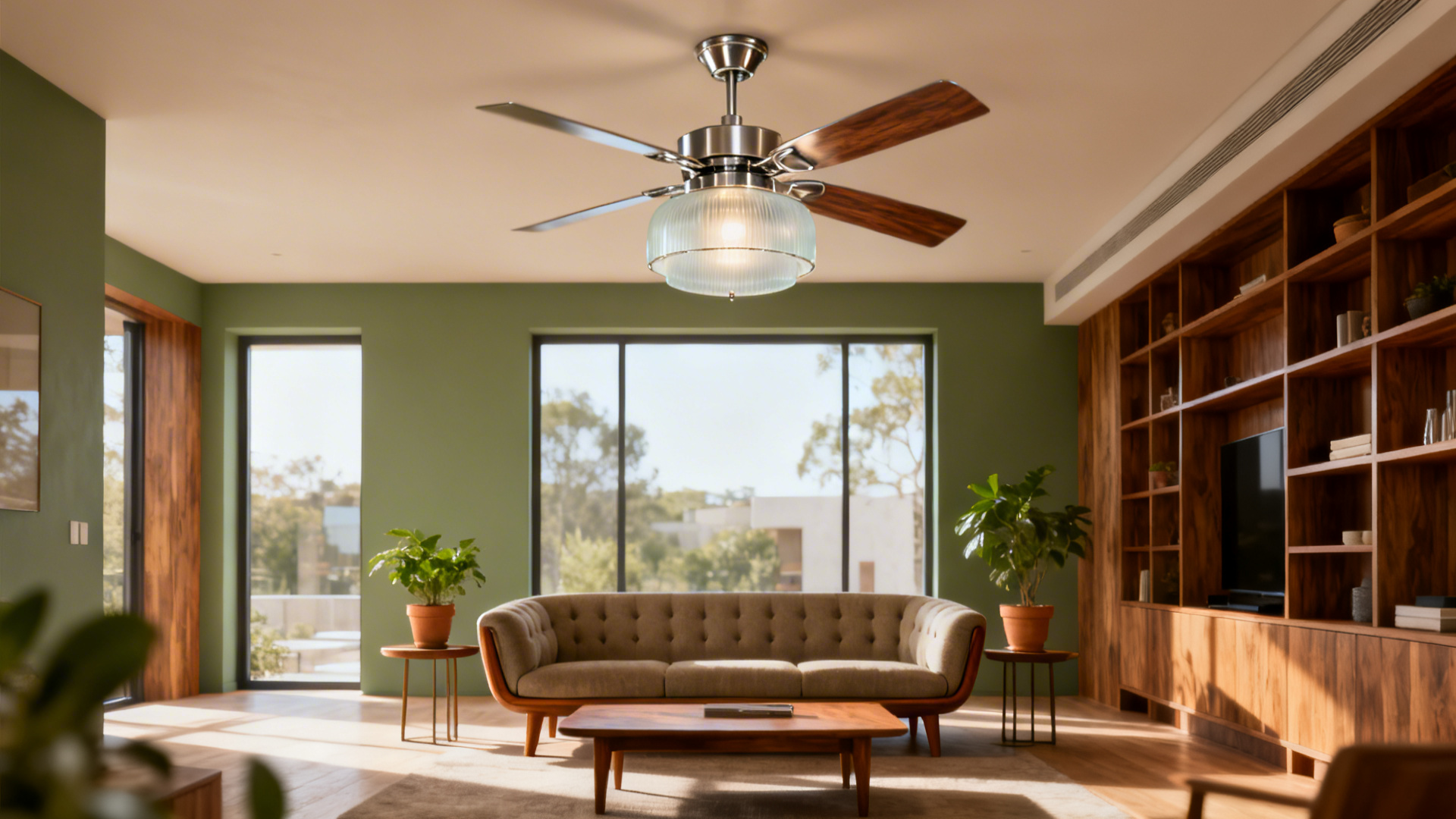 Small Living Room? Ceiling Fan with Light Ideas That Fit
