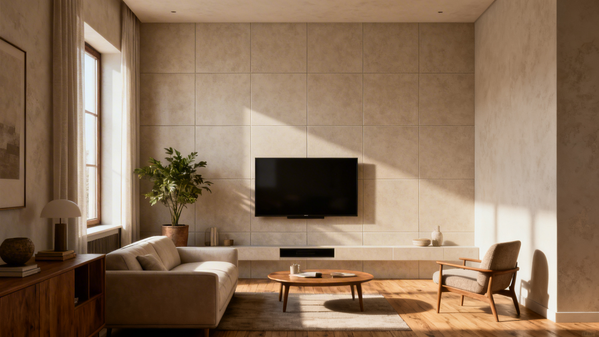 Living Room Feels Plain? 5 Wall Tile Ideas That Add Depth