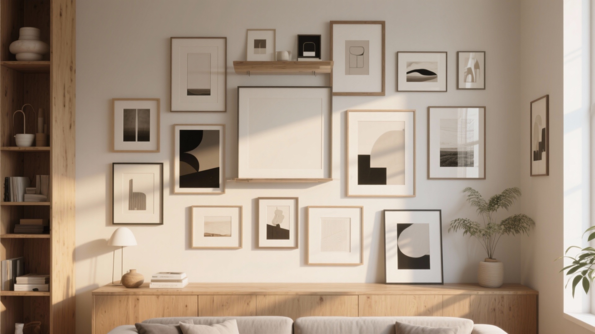 Wall Feels Empty? 5 Living Room Wall Frame Design Ideas