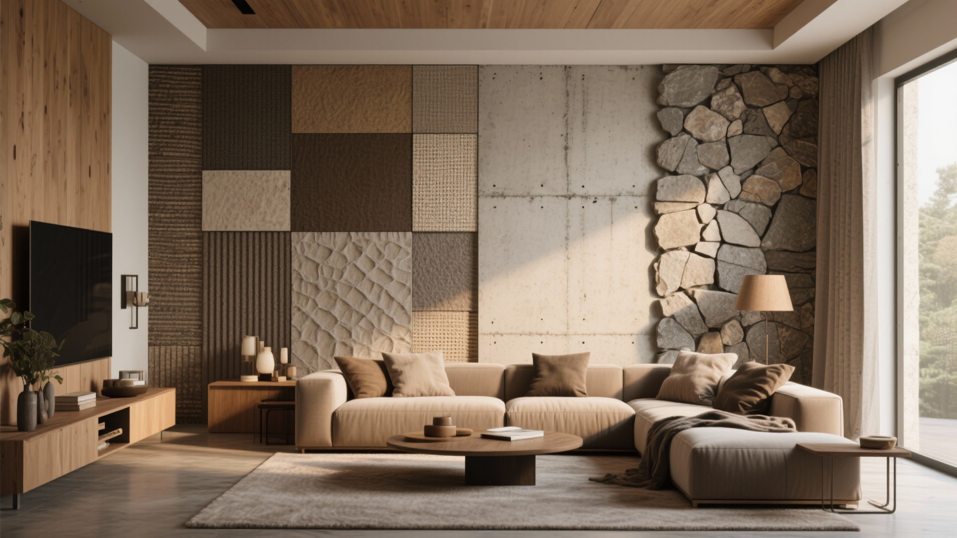 5 Wall Texture Ideas for Living Room
