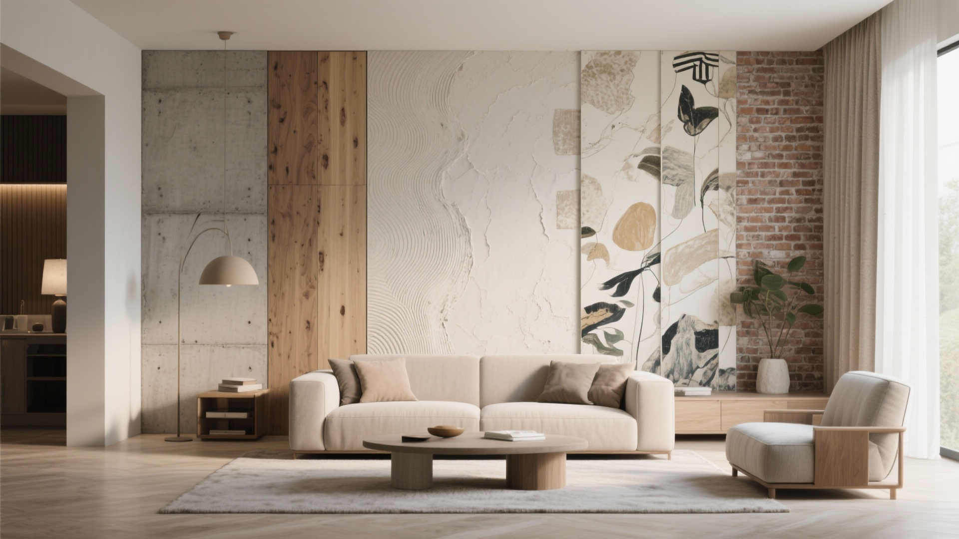 10 Wall Texture Ideas for Living Room