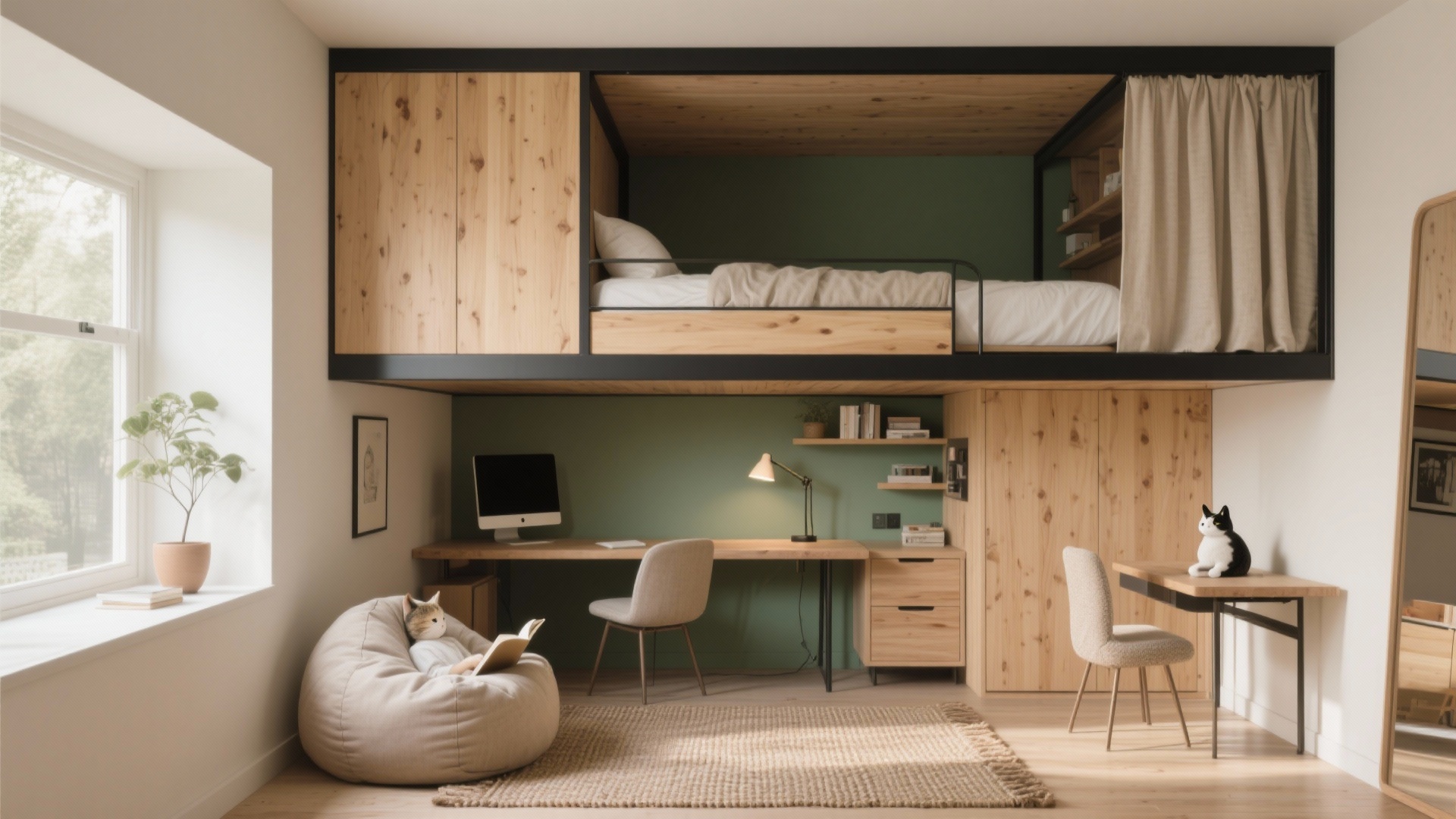 Loft Bed in a Small Room: 5 Smart Ideas