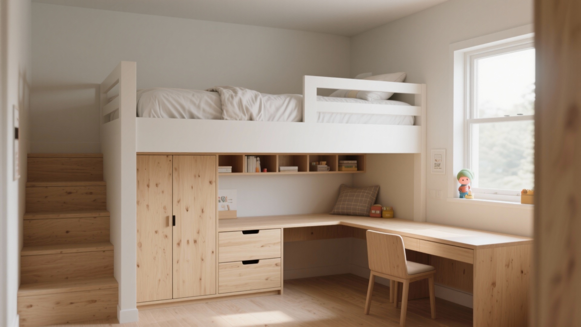Low Ceiling Bunk Beds for Small Rooms — 5 Ideas