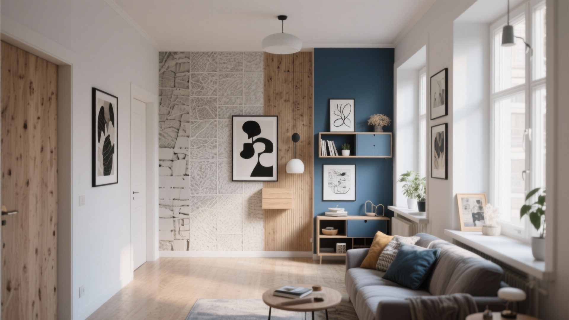 Long Blank Wall Feels Awkward? 5 Long Wall Design Ideas