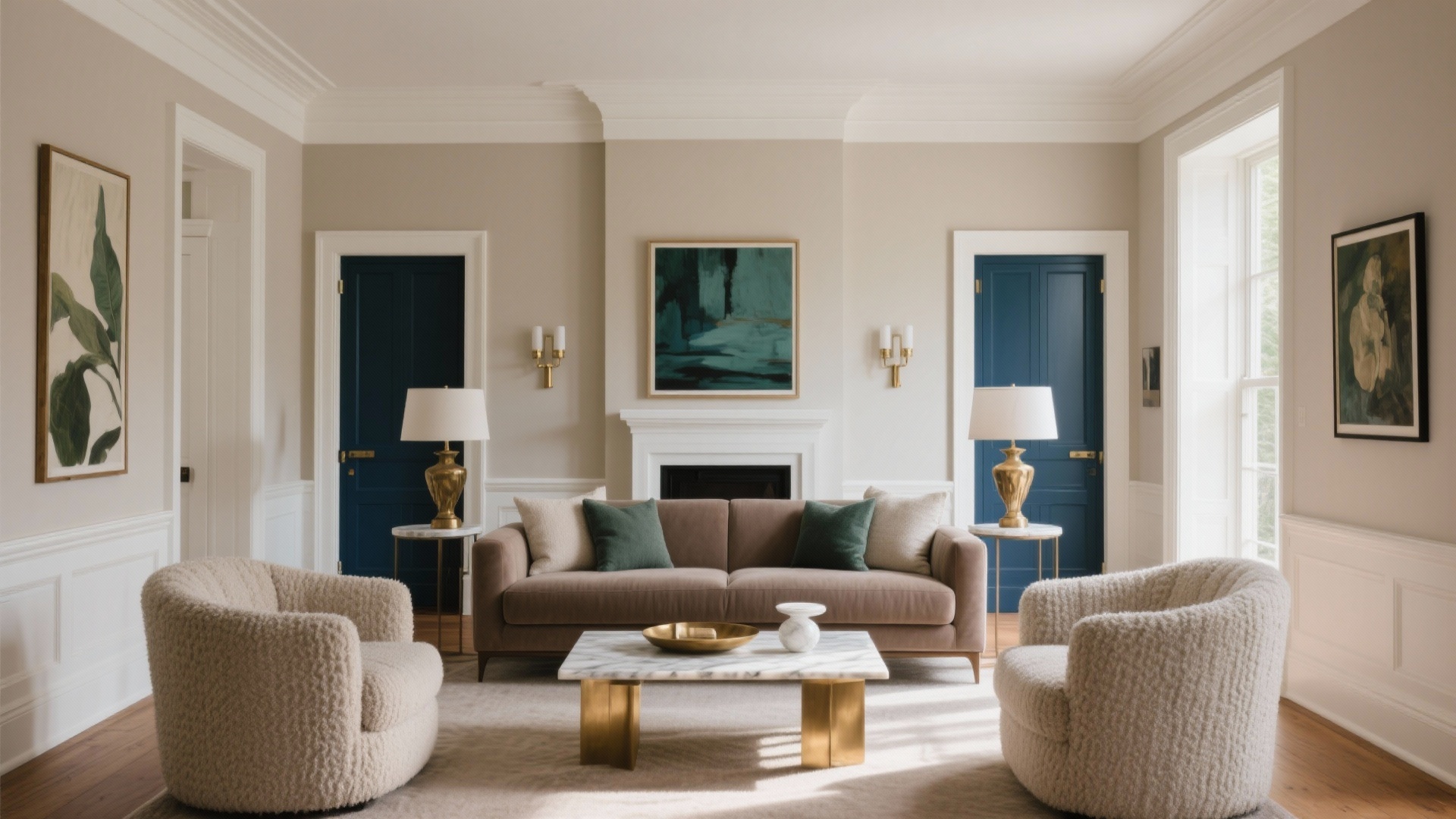 Luxury Home Interior Paint Colors for Dark, Dull Rooms