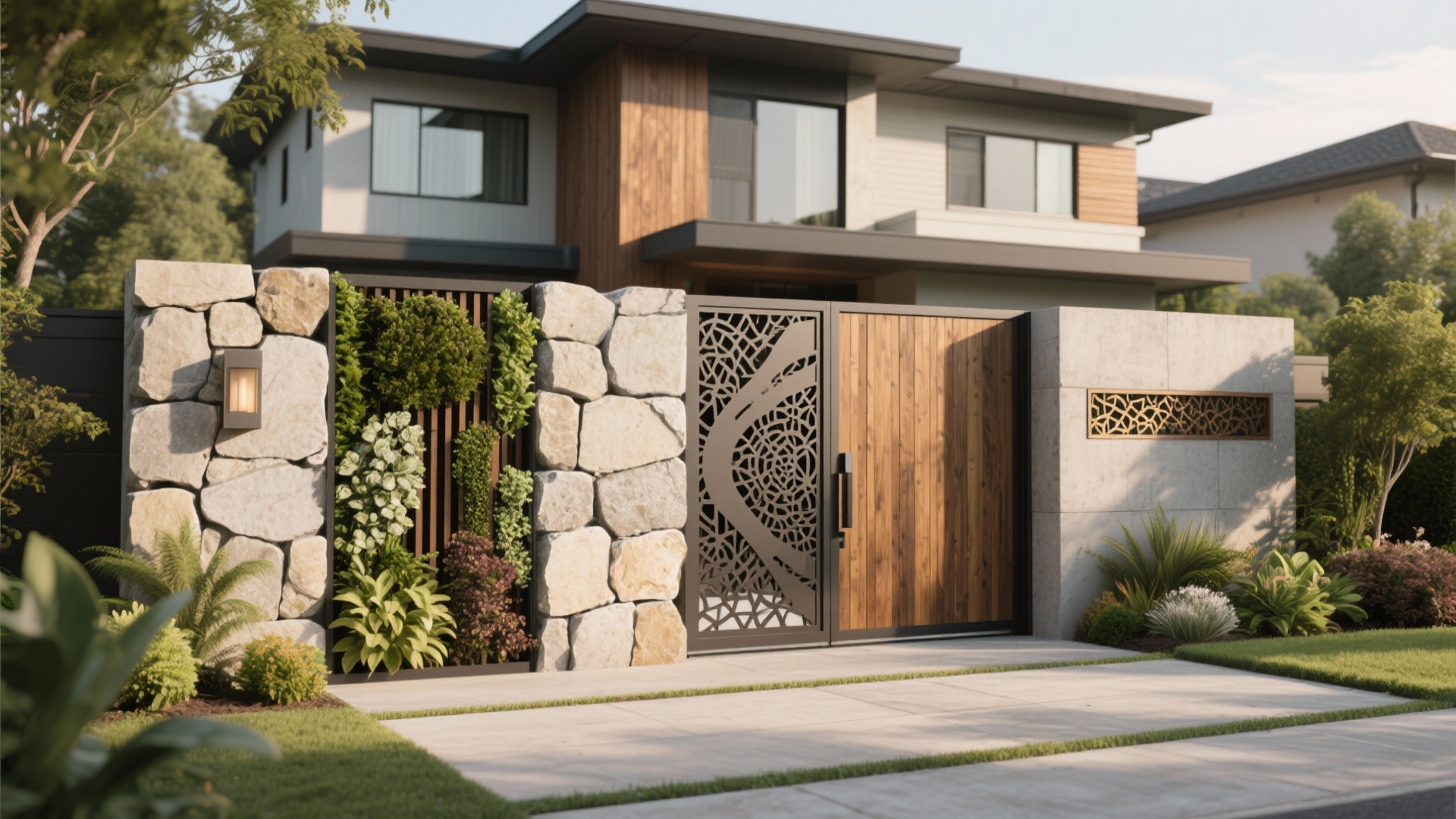 5 Inspiring Main Gate Wall Designs