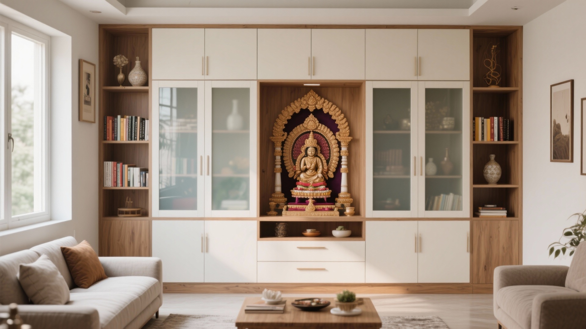 No Space for a Mandir? 5 Wall Mandir Design Ideas That Fit