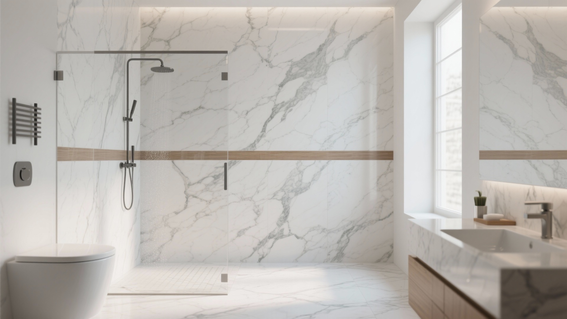 10 White Marble Bathroom Ideas from a Designer