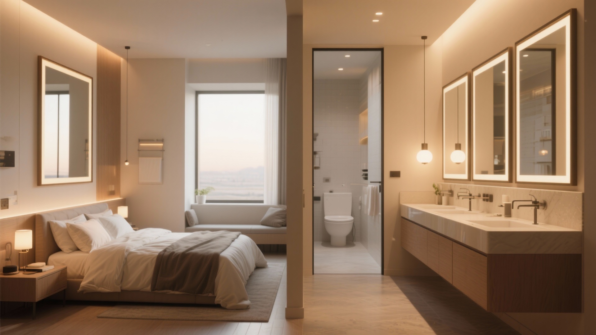 Matching Bedroom and Bathroom Decor: 5 Ideas