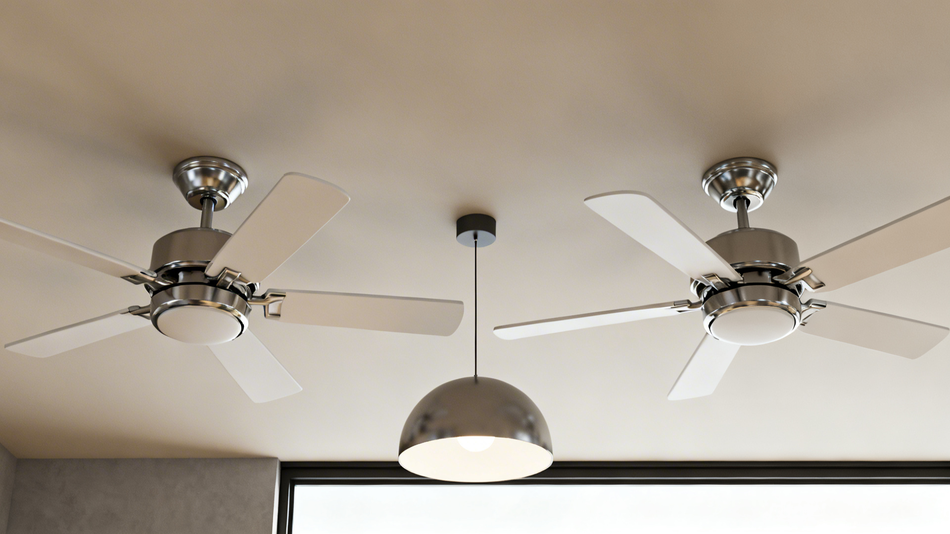 Living Room Ideas with 2 Ceiling Fans — 5 Designs