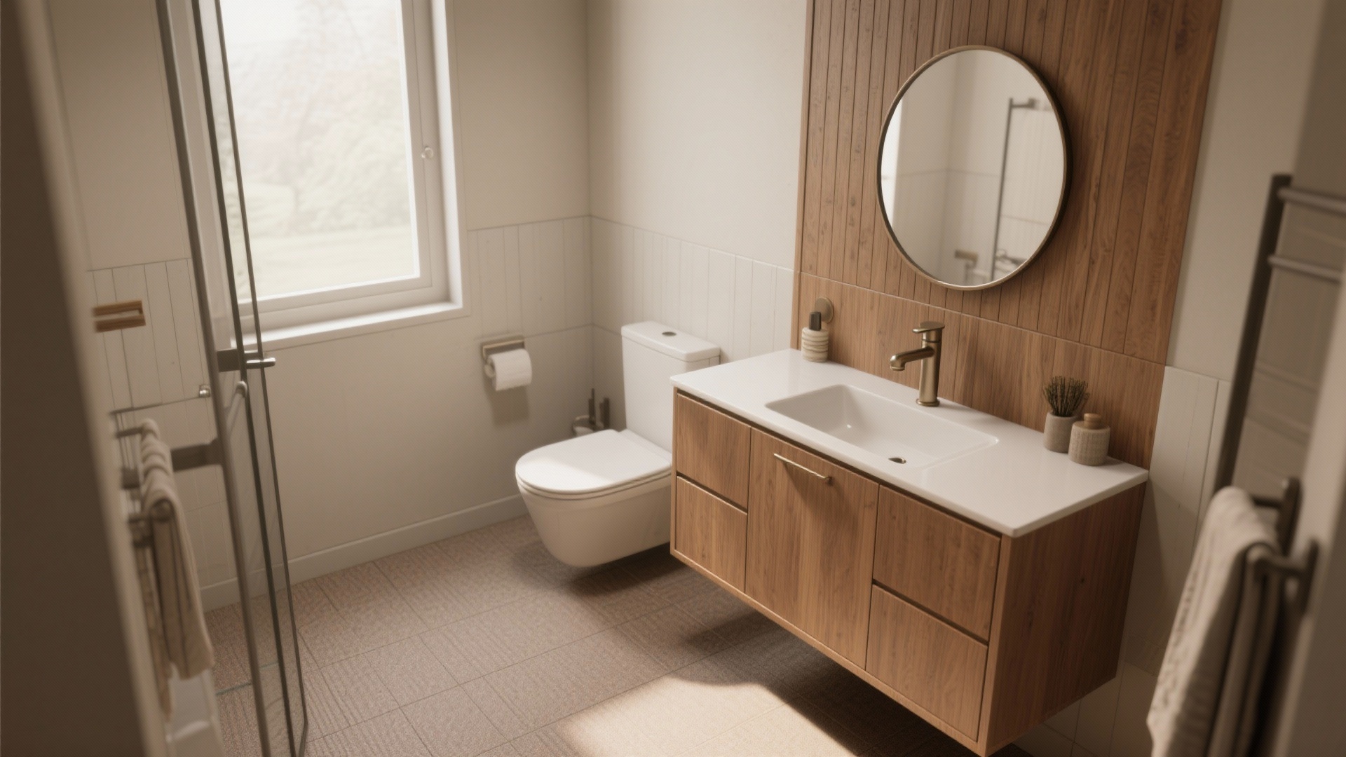Small Bathroom Feels Flat? 5 Bathroom Lino Ideas