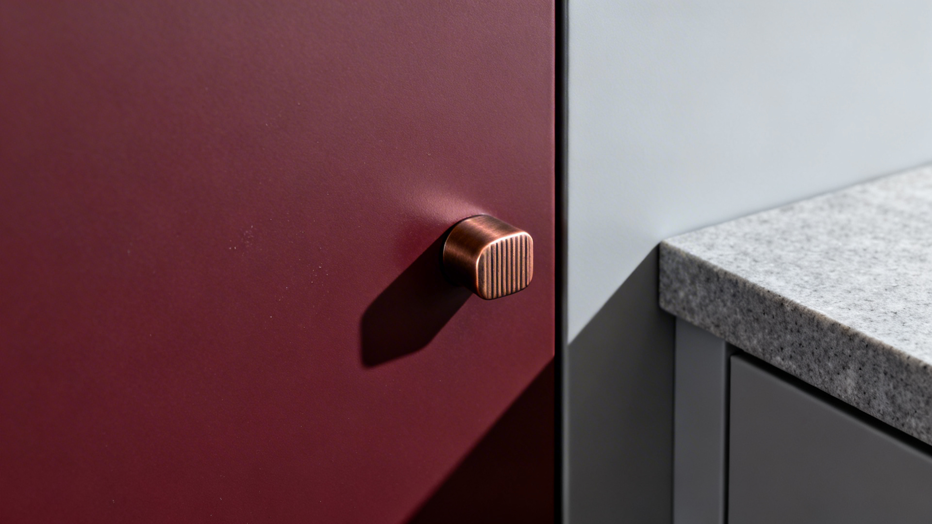Maroon and Grey Kitchen Feels Too Dark? 5 Layout Fixes