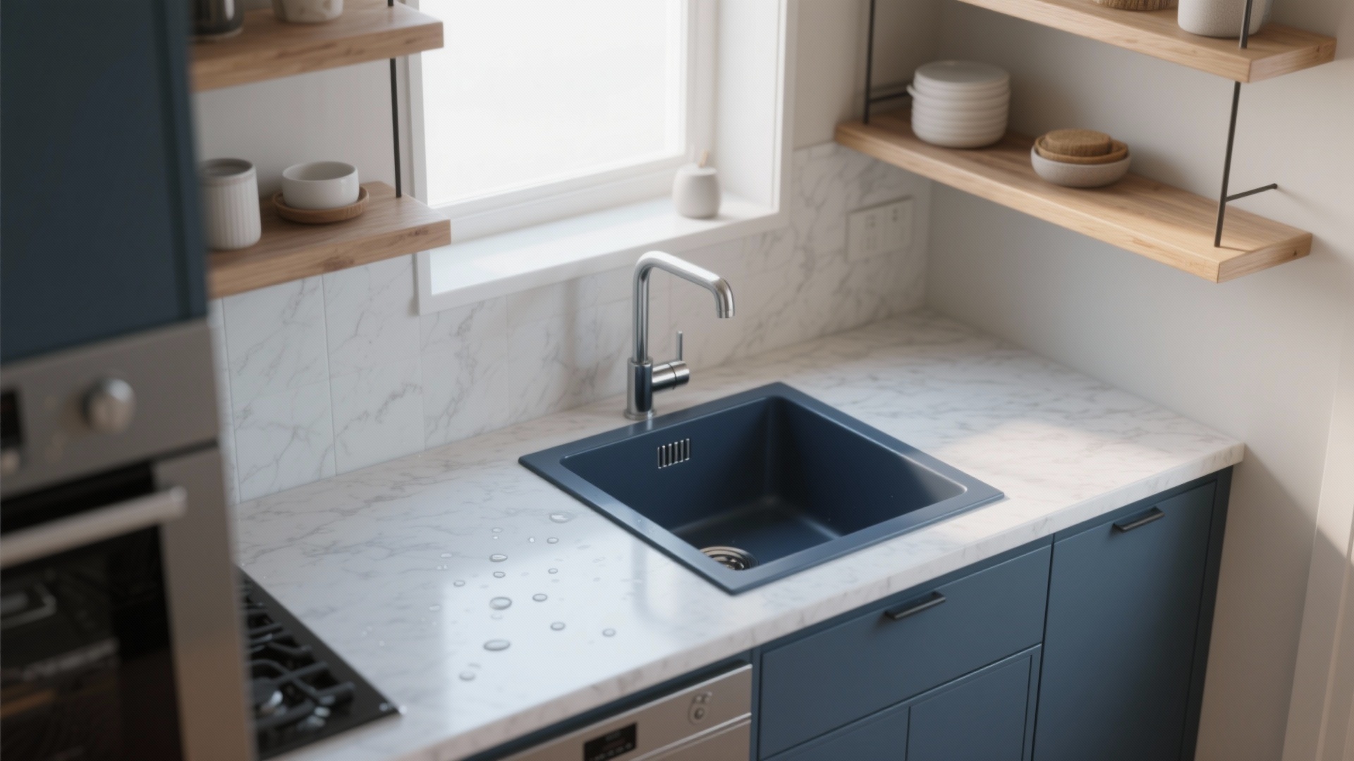 Blue Kitchen Sink Ideas — 5 Practical Designs