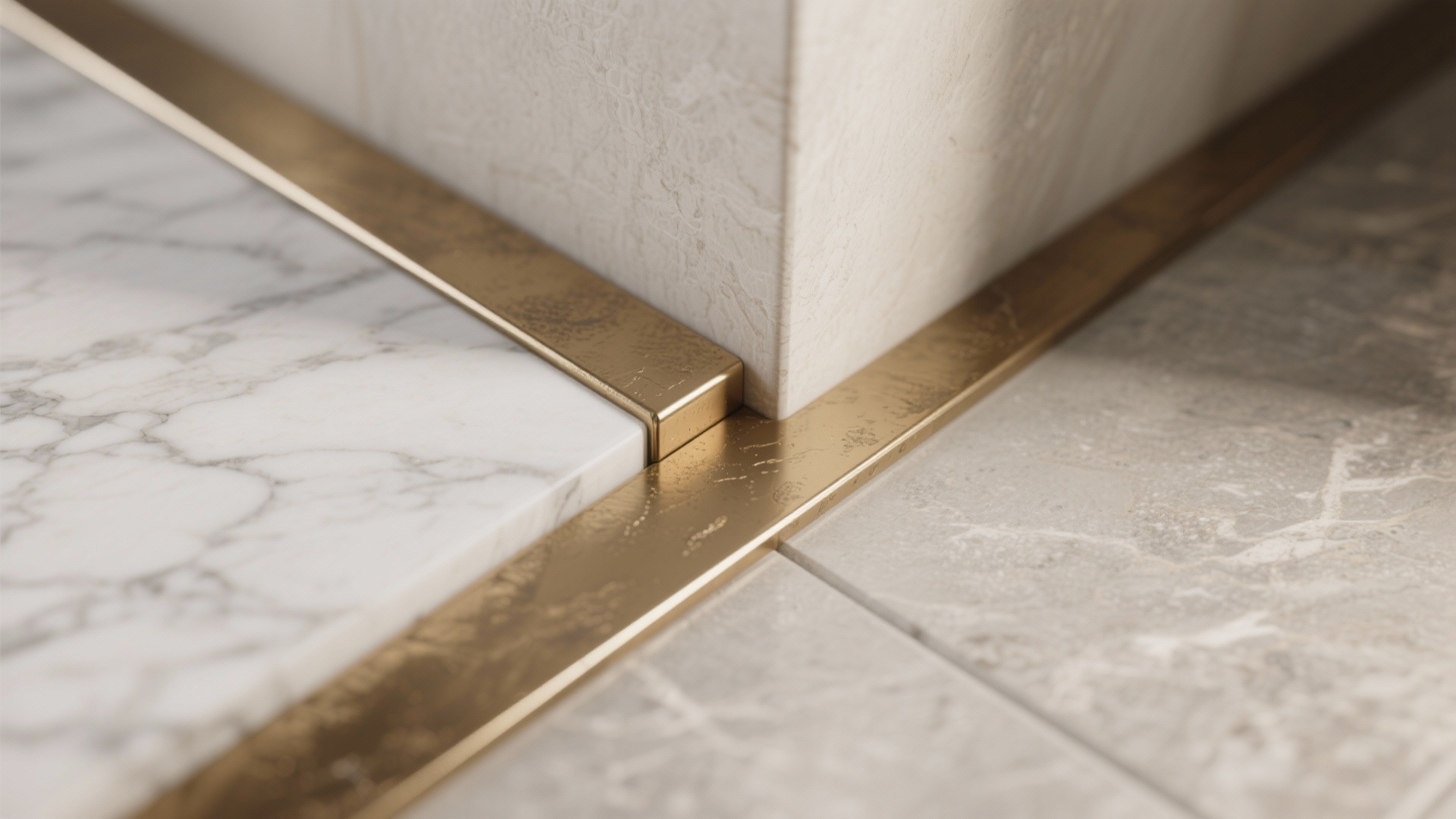 Bathroom doorway looks plain? 5 marble threshold ideas
