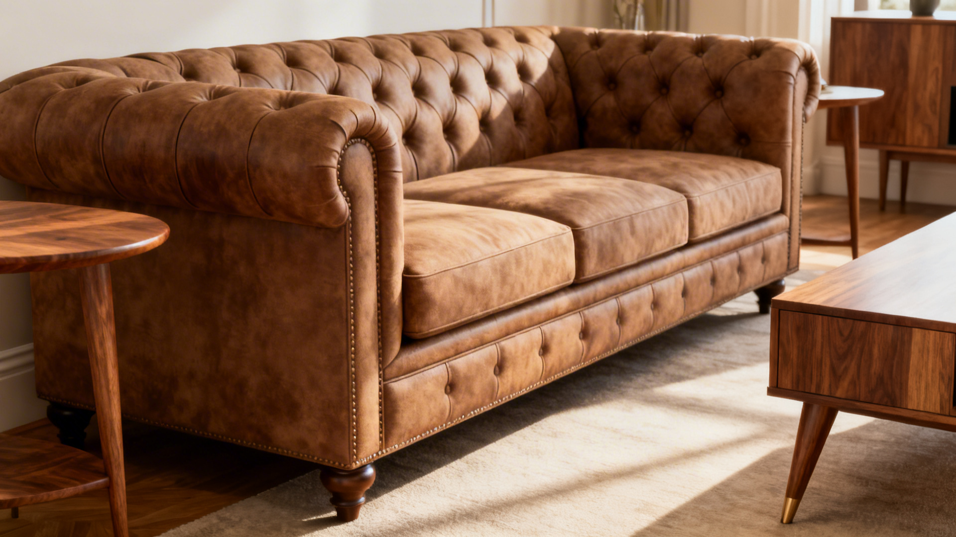 Chesterfield Sofa in a Small Living Room? 5 Layout Fixes