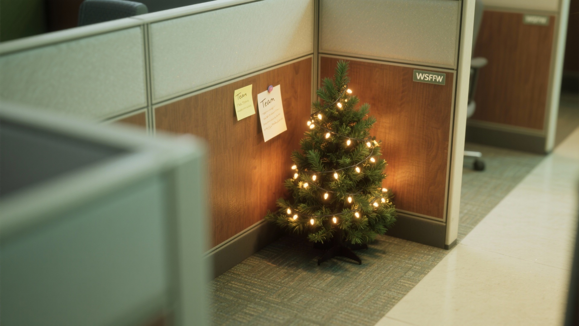 Holiday Cubicle Decor Ideas for Small, Boring Desks