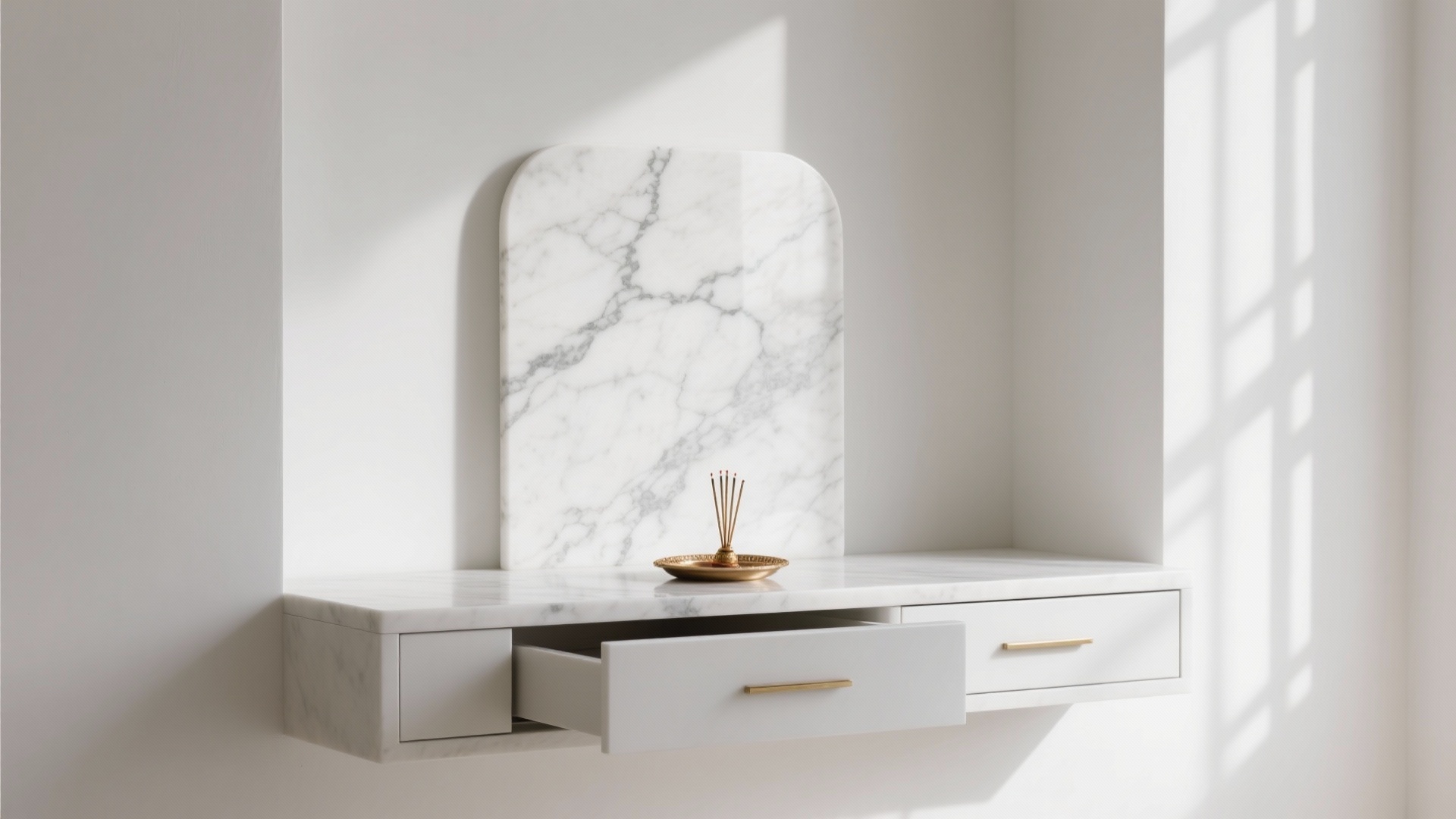 5 Marble Pooja Mandir Designs for Home