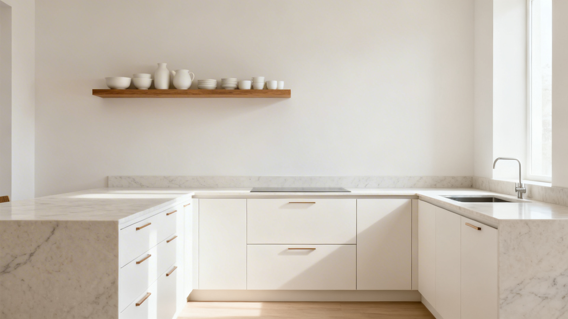 Small Kitchen Feels Cramped? L-Shaped Kitchen 3D Design Fix