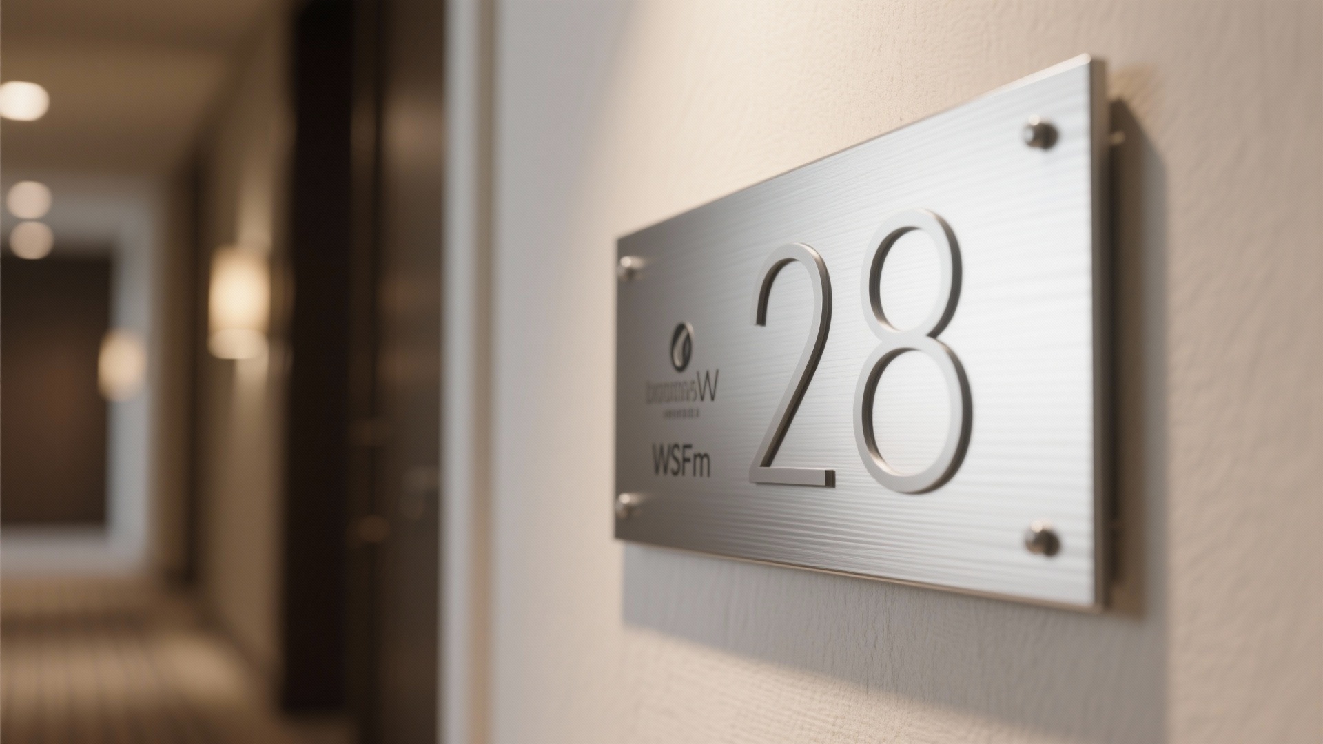 5 Hotel Room Number Plate Design Ideas