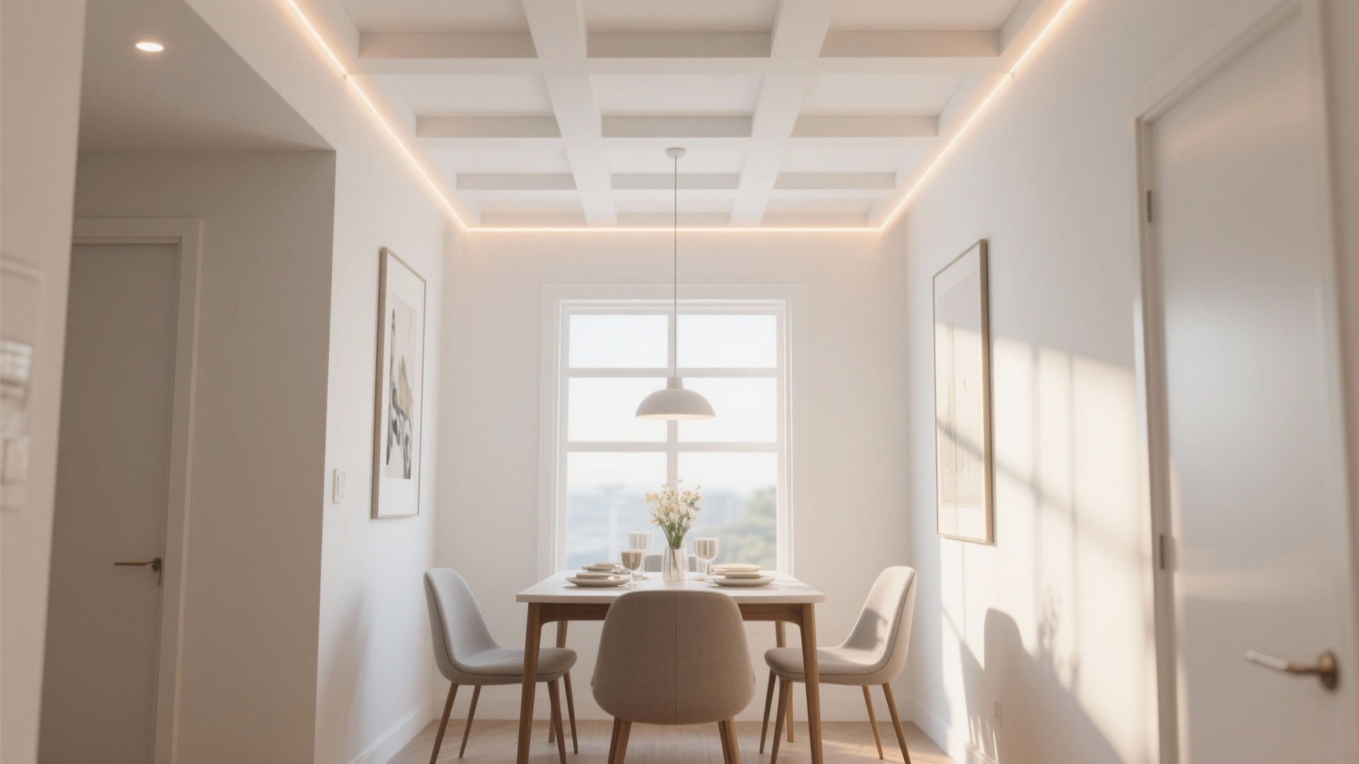 Dining Room Feels Small? 5 Modern Dining Ceiling Design Ideas