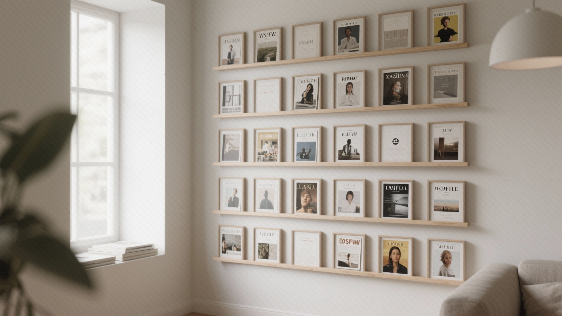 Walls Look Empty or Messy? 5 Wall Magazine Ideas