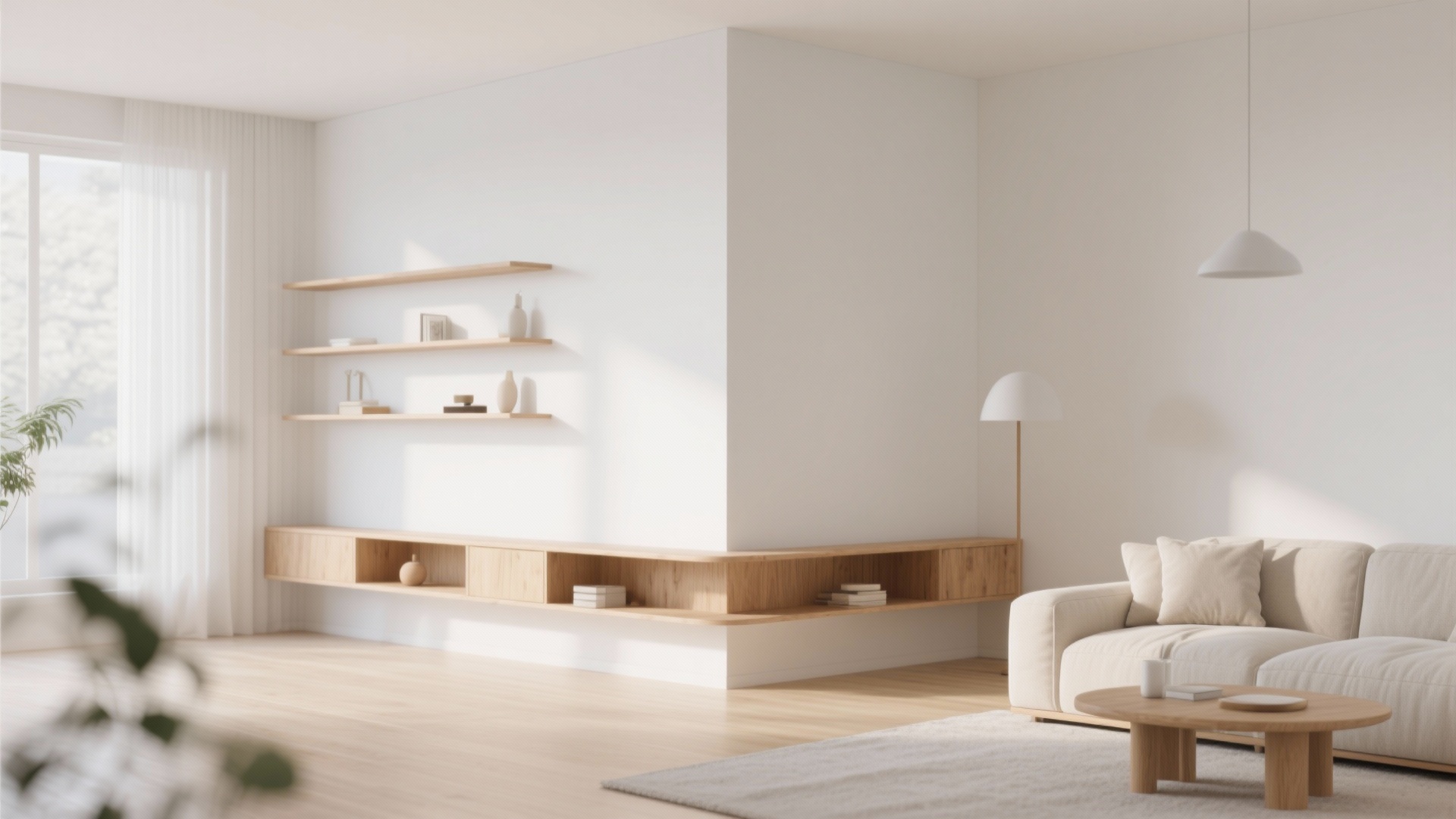 10 Living Room Half Wall Ideas for Style and Function