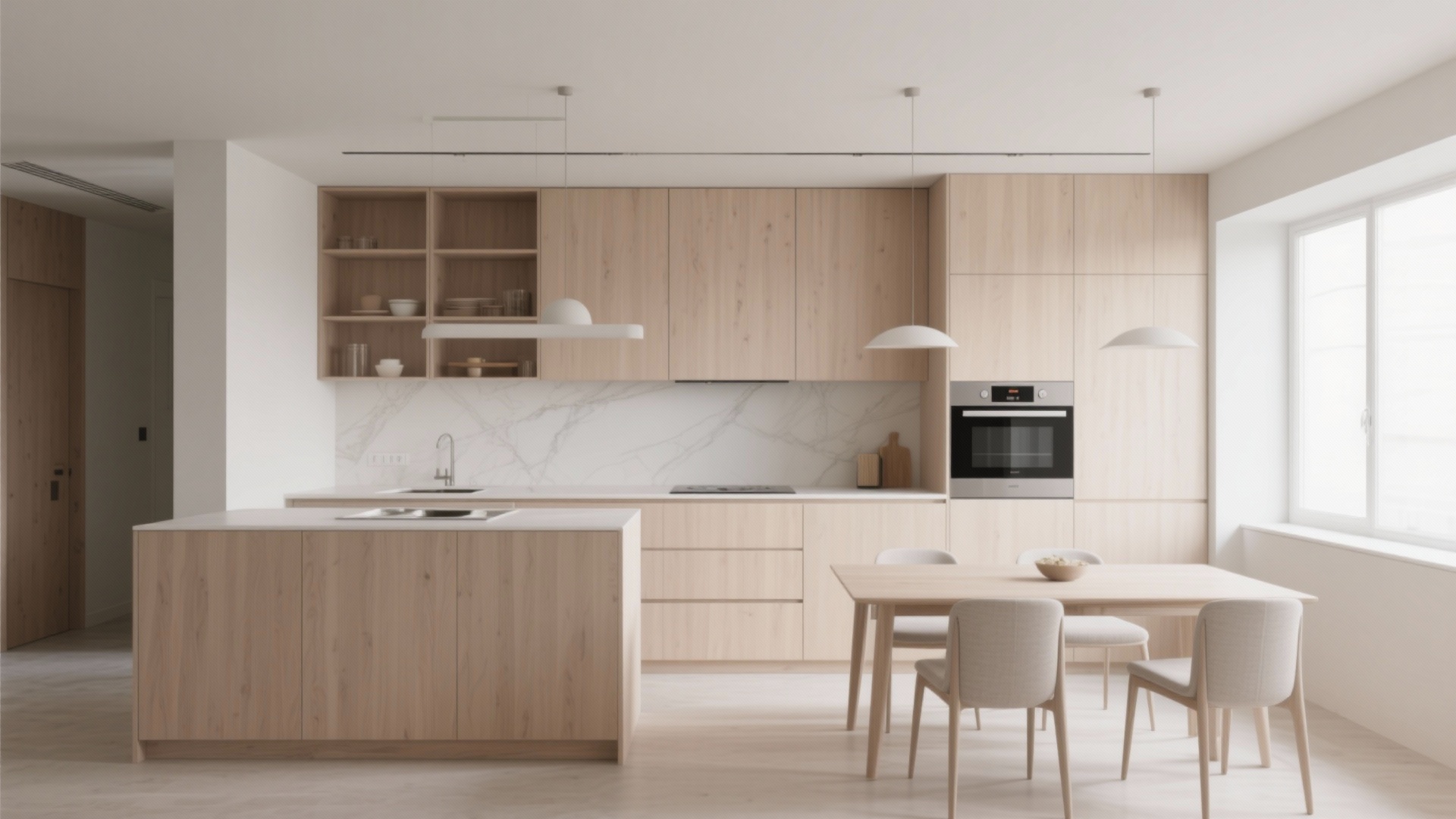 10 Open Kitchen Designs with Dining Room Ideas