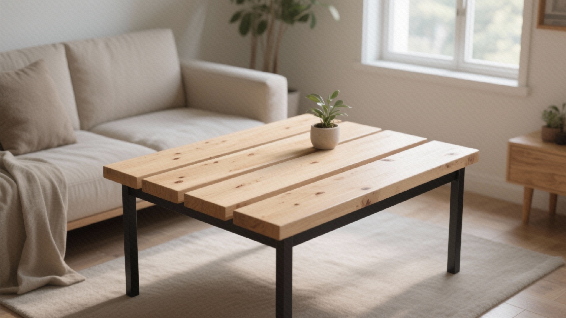 DIY Square Coffee Table — 5 Design Ideas