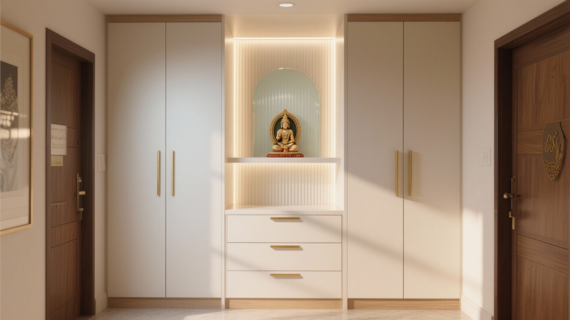 5 Pooja Wardrobe Design Ideas for Small Homes