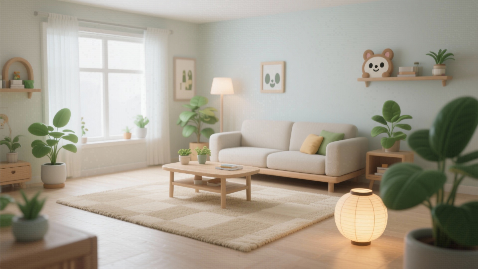 Creative ACNH Living Room Interior Ideas