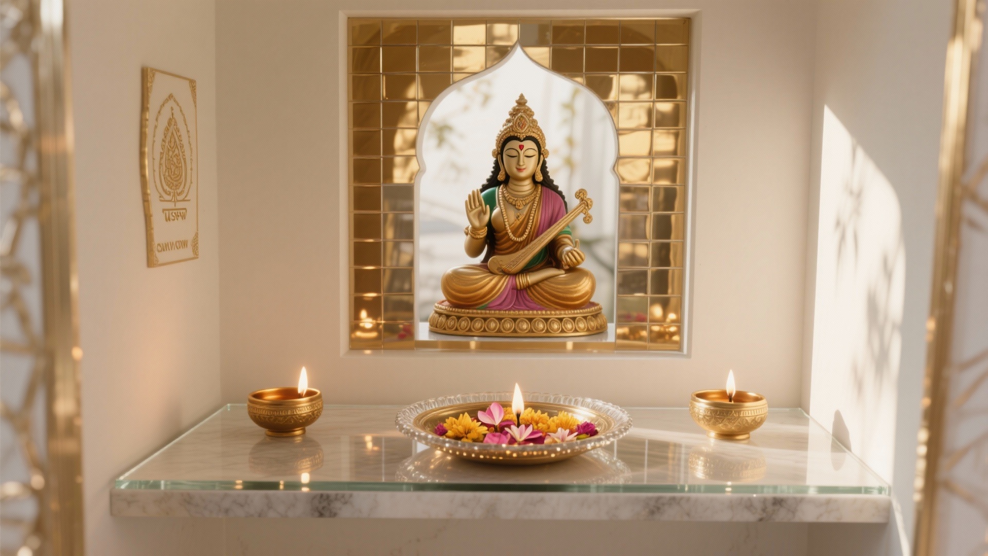 5 Saraswati Puja Decoration Ideas for Small Homes