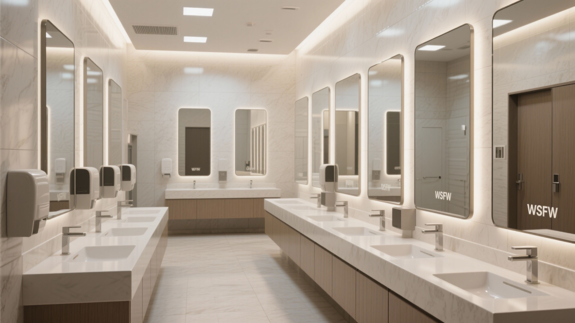 Cramped Small Commercial Bathroom? 10 Smart Design Ideas