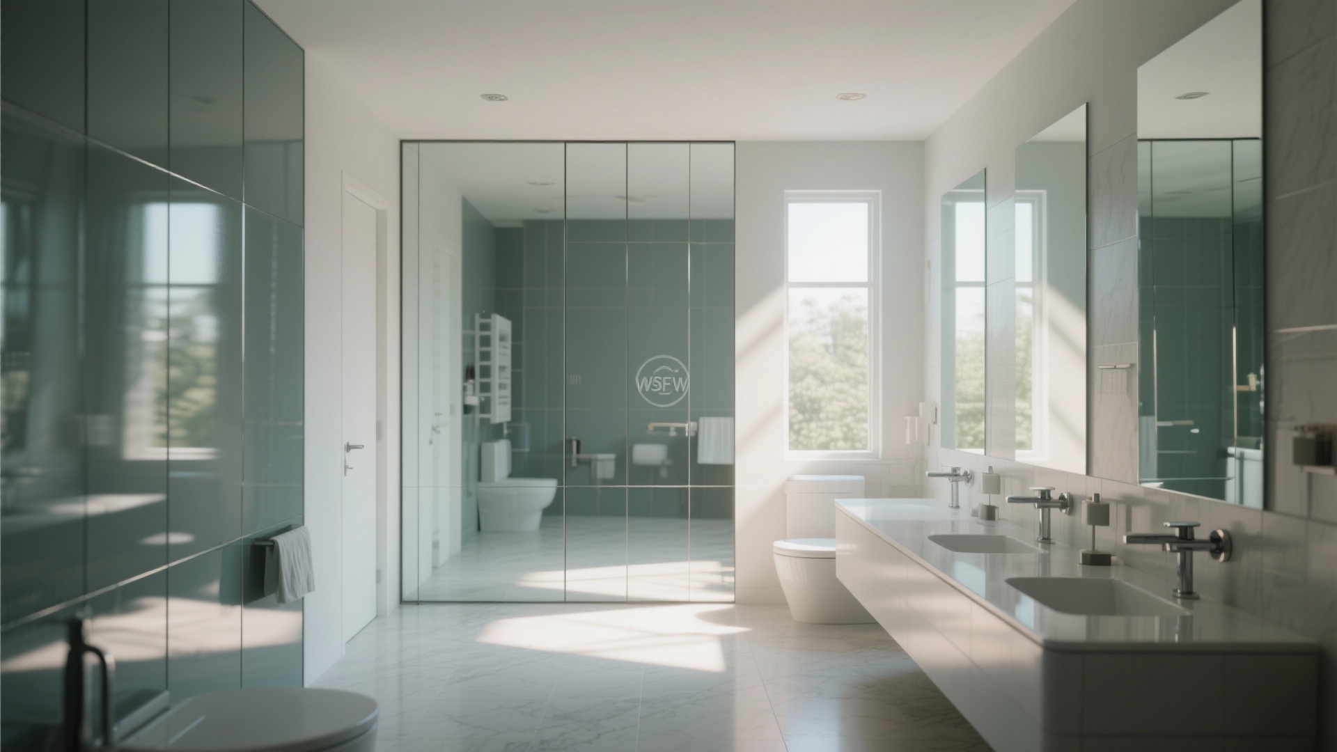 10 Smart Square Bathroom Designs