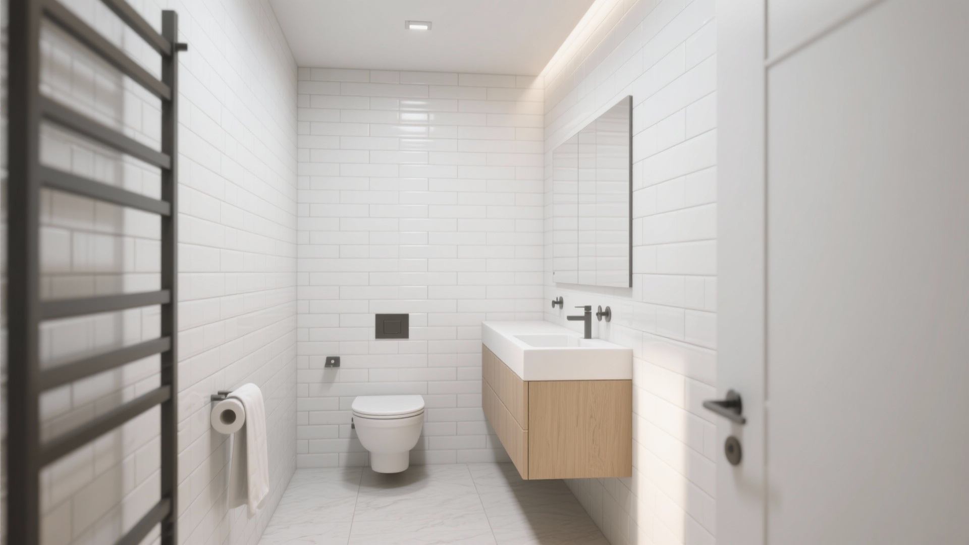 10 Stylish 6x8 Bathroom Ideas with Subway Tiles
