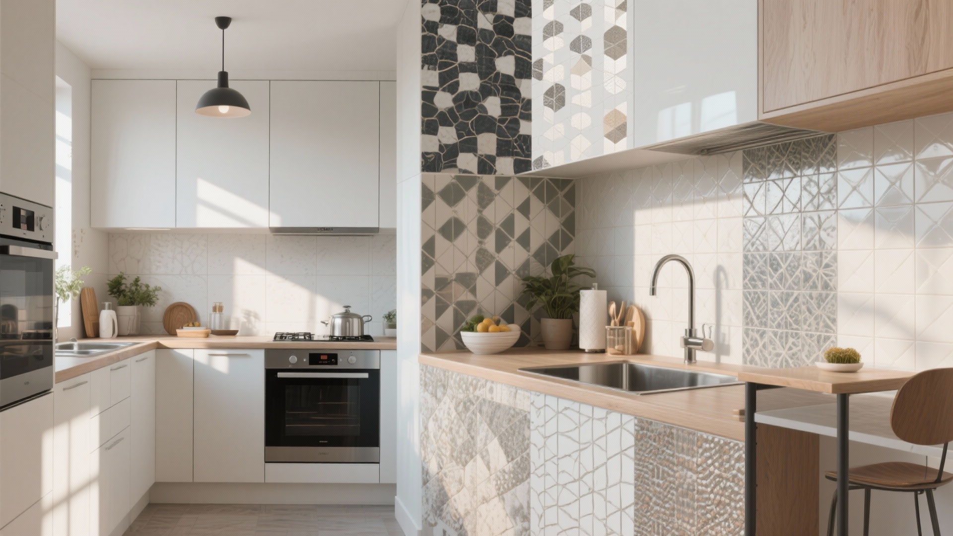 Small Kitchen Feels Plain? 10 Modern Backsplash Ideas