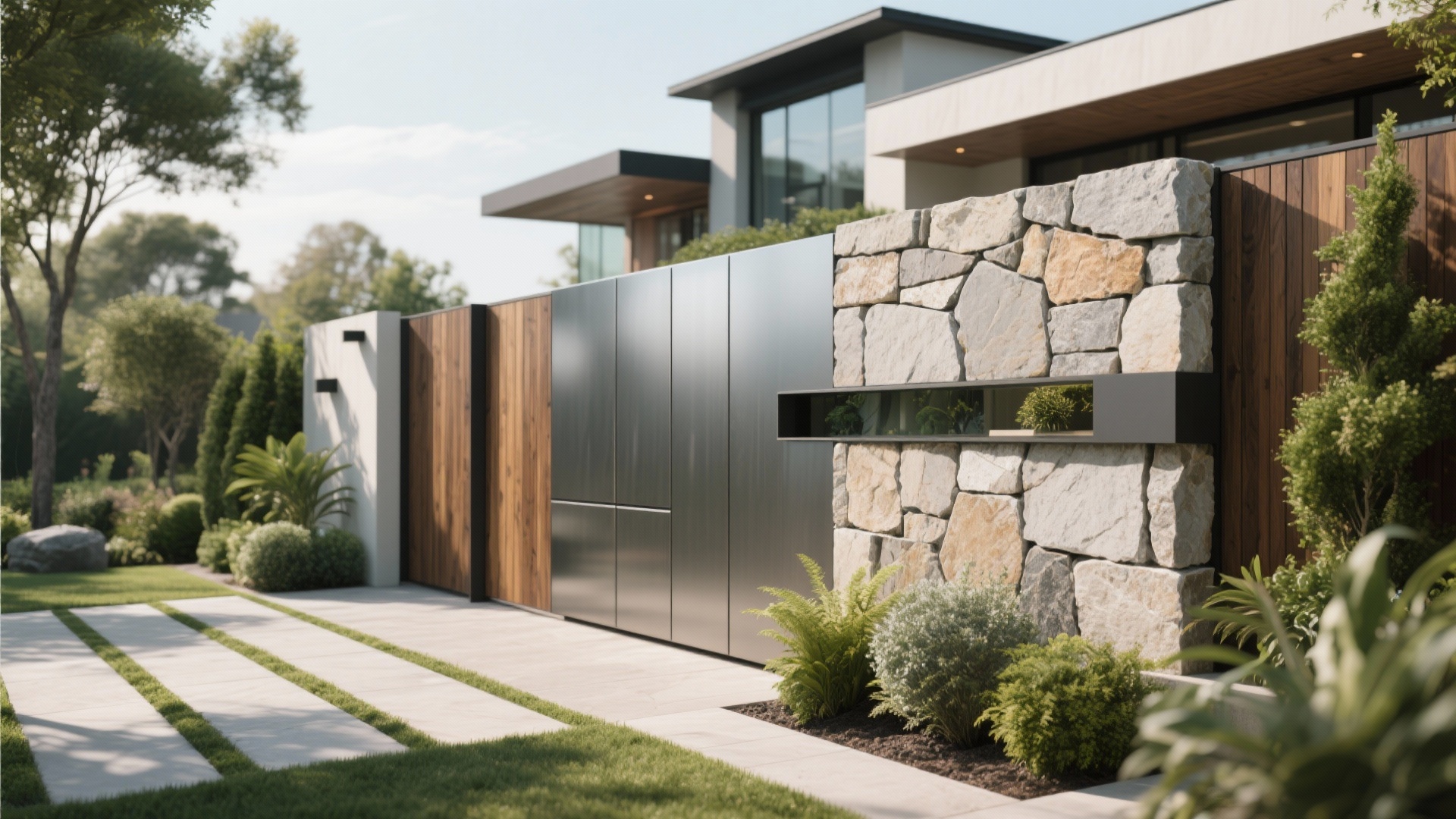 5 Inspiring Compound Wall Design Photos