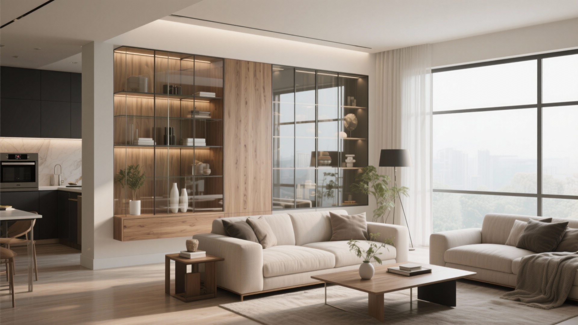 5 Wall Glass Showcase Designs for Modern Spaces
