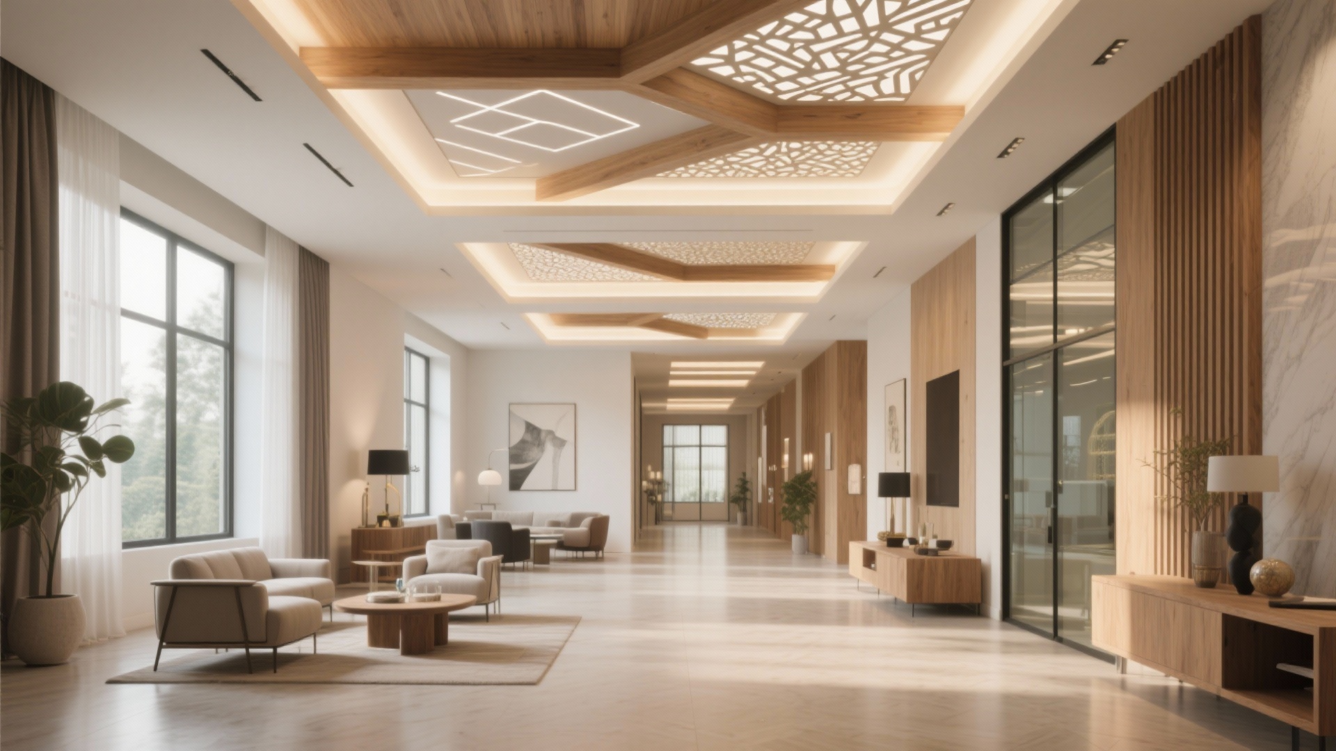 Small Hall Looks Dull? 5 False Ceiling Ideas for Hall