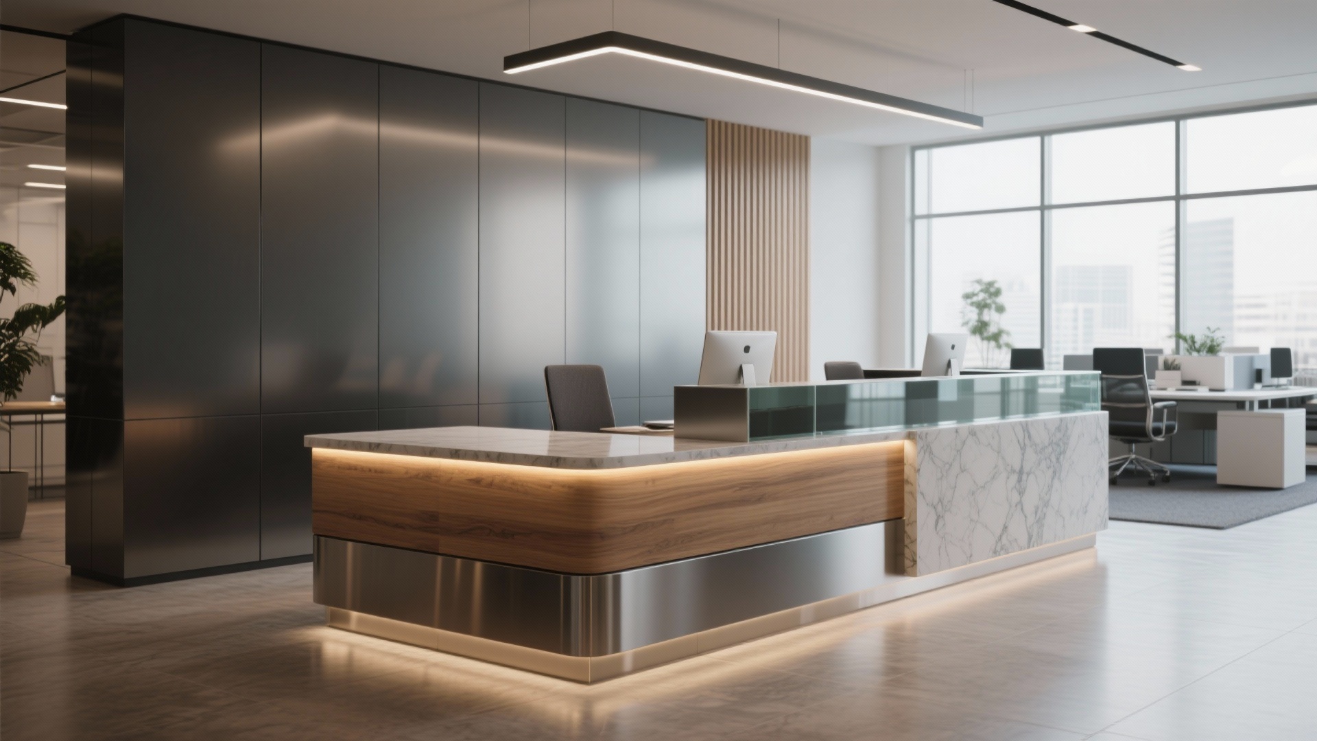 5 Office Counter Front Design Ideas