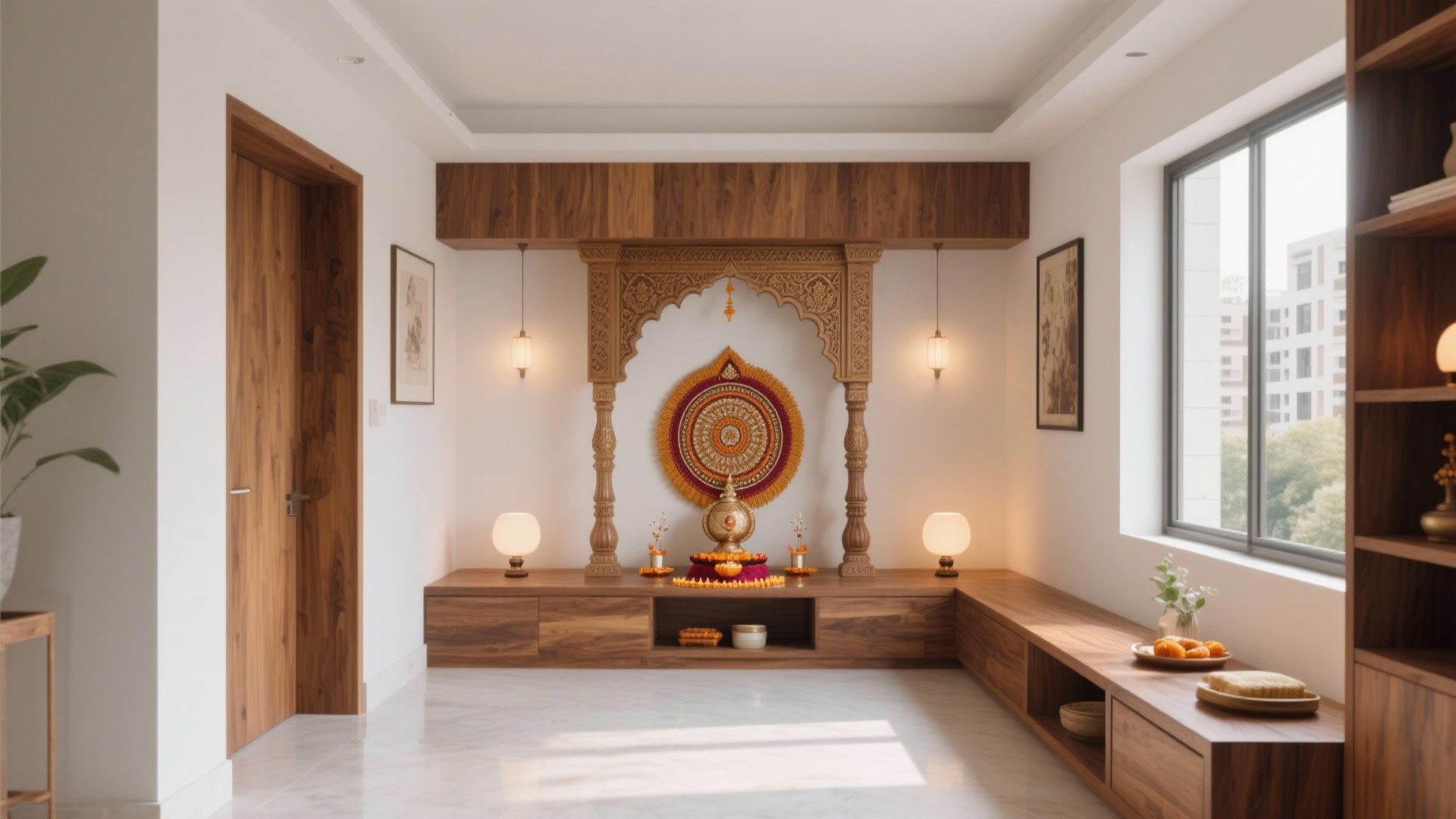 No Space for a Puja Room? 5 Modern Puja Room Design Ideas