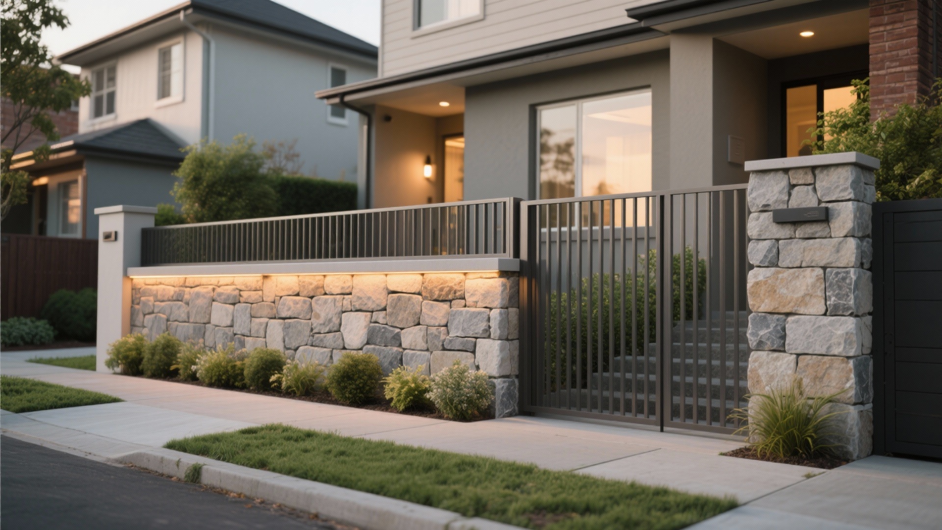 Stone Boundary Wall Design: 5 Smart Ideas