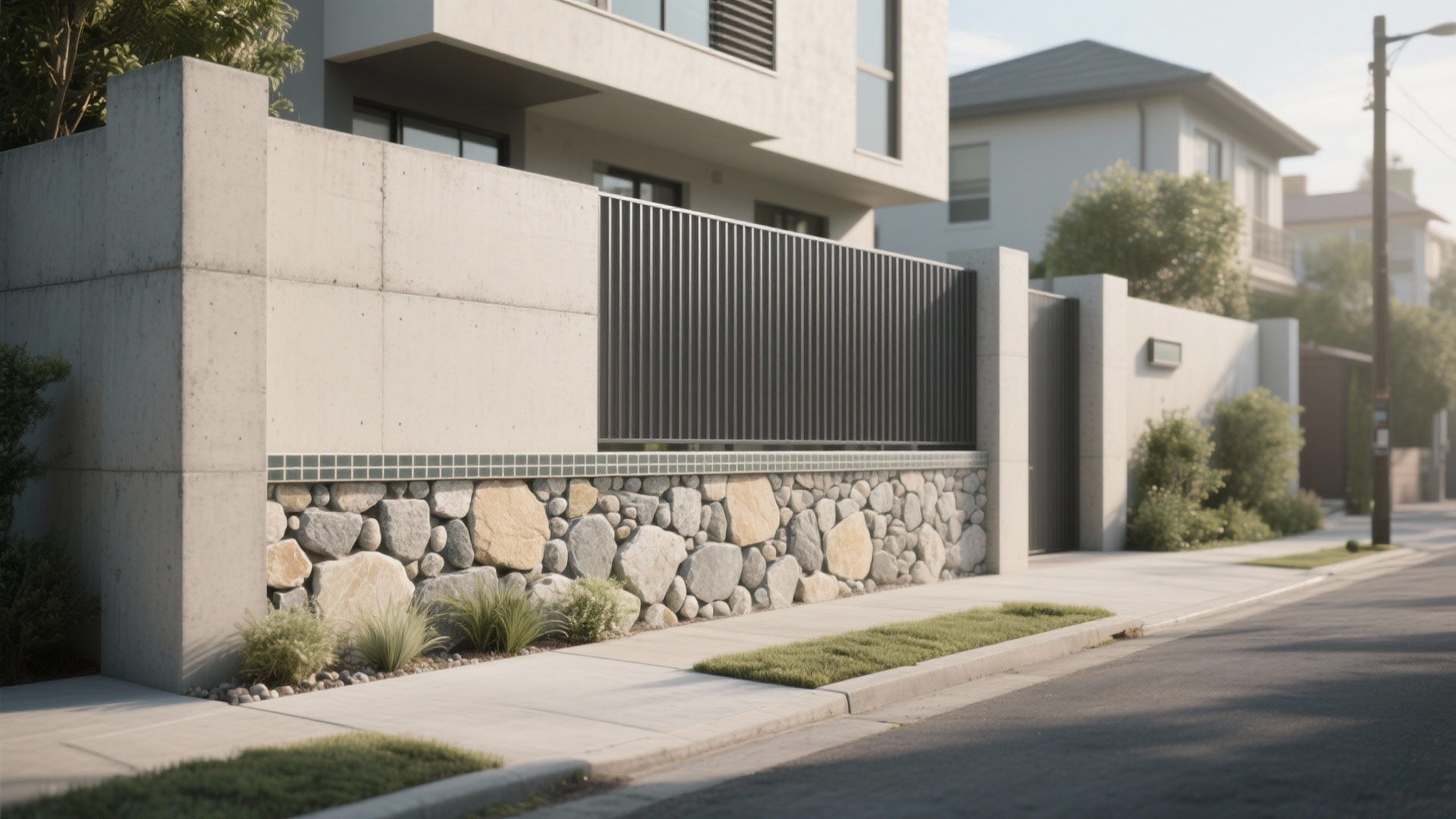 5 Compound Wall Texture Designs that Elevate Curb Appeal